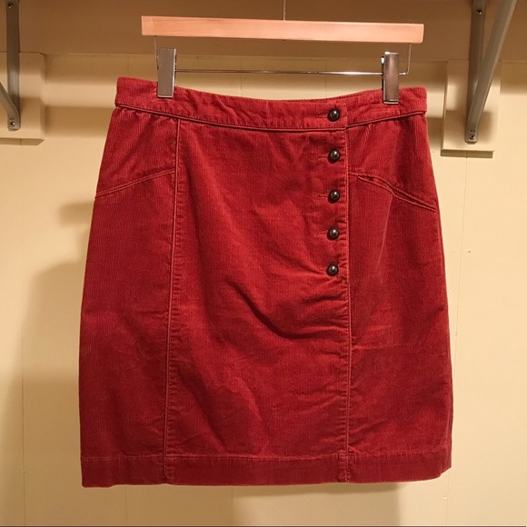 Cartonnier | Skirts | Nwt Rust Colored Corduroy Mini Skirt By ...